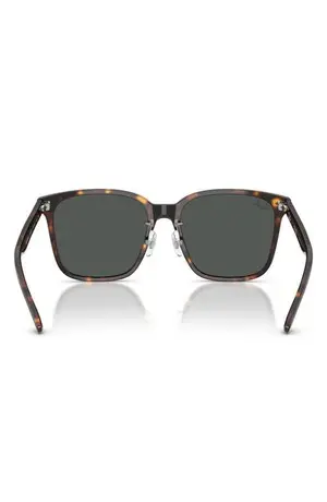 Ray-ban Slim Square 57mm Sunglasses