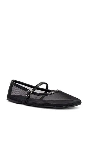 TONY BIANCO Melany Mesh Ballet Flat - Black