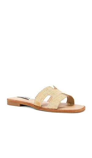 Steve Madden Hadyn Woven Flat Sandal - Raffia