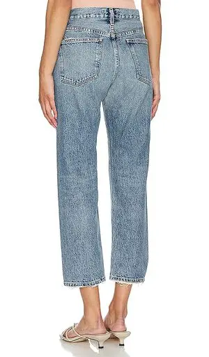 AGOLDE Parker Low Slung Vintage Straight Jeans - Facade