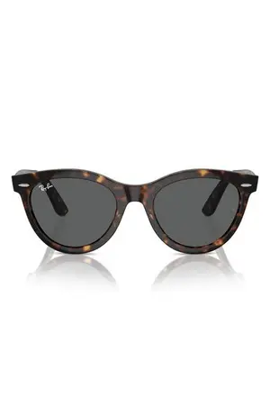 Ray-ban 54mm Oval Wayfarer Sunglasses - Havana