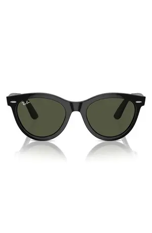 Ray-ban Wayfarer Oval Sunglasses - Black