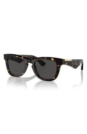 Burberry 50mm Square Sunglasses - Dark Havana