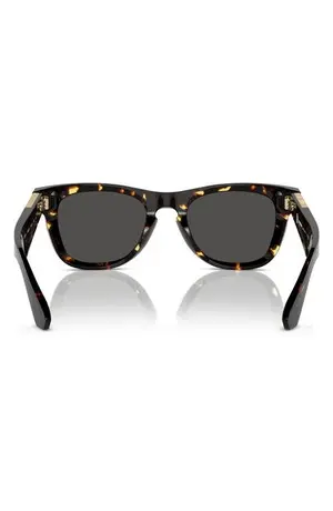 Burberry 50mm Square Sunglasses - Dark Havana
