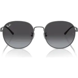 Ray-ban 57mm Phantos Round Sunglasses - Gunmetal