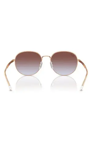 Ray-ban 57mm Phantos Round Sunglasses - Rose Gold