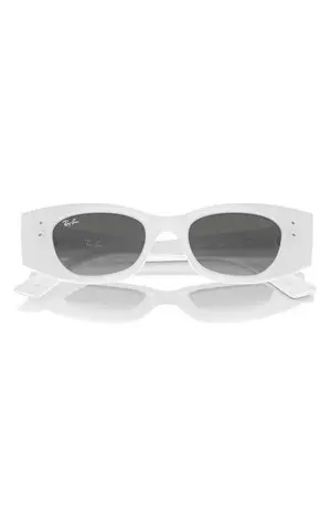 Ray-ban Kat Rectangular Sunglasses - White