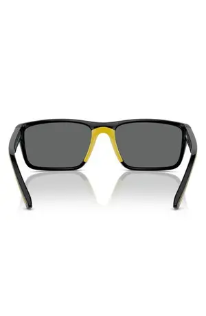 SCUDERIA FERRARI 59mm Rectangular Sunglasses