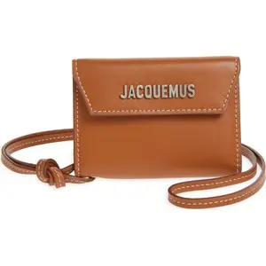 Jacquemus Le Porte Leather Envelope Wallet - Light Brown 2