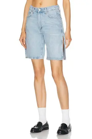 Agolde Straight Leg Shorts For Women