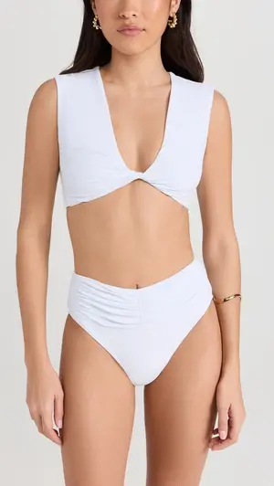 Ramy Brook Ivo Bikini Bottom - White