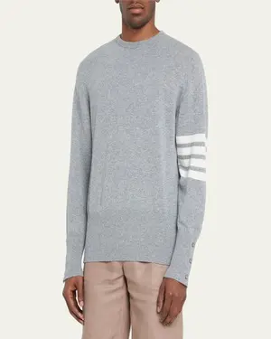 Thom Browne Striped-sleeve Cashmere Sweater