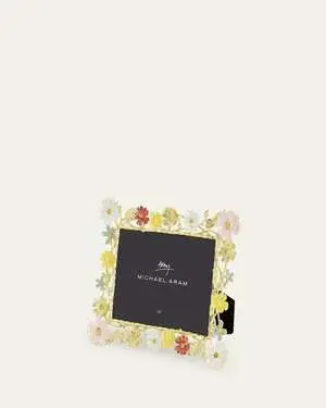 Michael Aram Wildflowers Picture Frame, 5" X 7 - Gold Multi