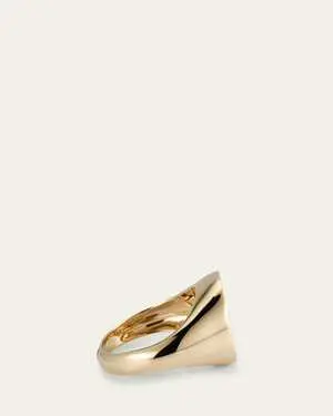 SYDNEY EVAN Evil Eye Signet Ring