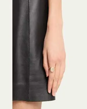 SYDNEY EVAN Evil Eye Signet Ring