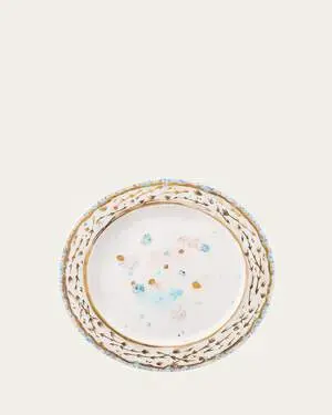 CORALLA MAIURI Villa Borghese Dafne Rim Charger Plate - Multi