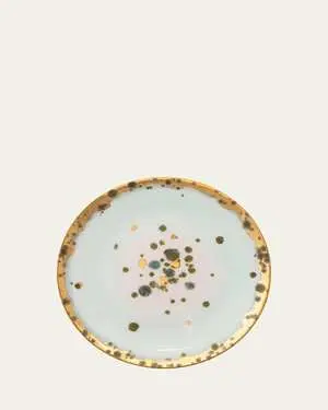 CORALLA MAIURI Villa Borghese Michelangelo Dessert Coupe Plate - Multi