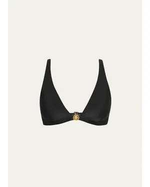 L'Agence Lexie Solid Bikini Top
