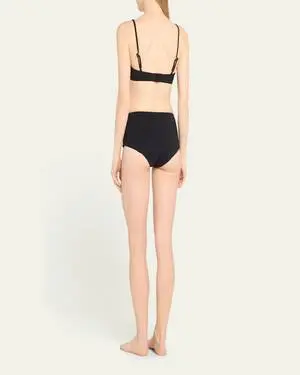 Simkhai Spenser Stitched Bikini Top