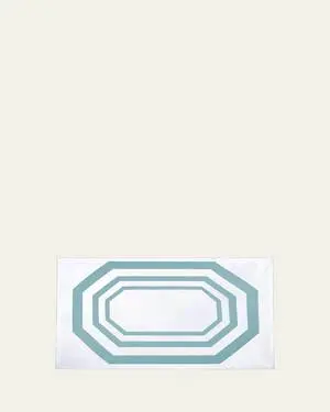 THE LINO Essential Aqua Tablecloth, 71" X 98" Aqua