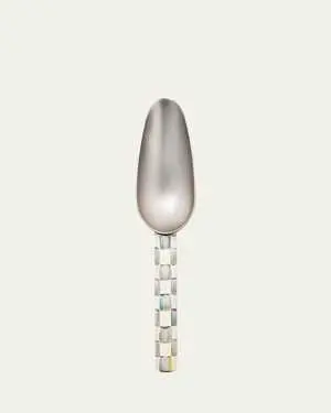 MACKENZIE-CHILDS Sterling Check Enamel Scoop, Small