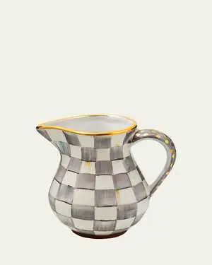 MACKENZIE-CHILDS Sterling Check Portly Pitcher, 52 Oz - One-color