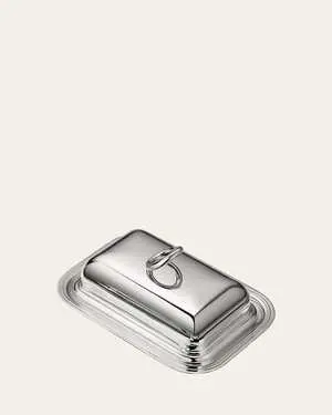 Christofle Vertigo Butter Dish With Lid - One-color