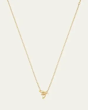 Sara Weinstock 18k Queen Bee Extra Petite Pendant Necklace