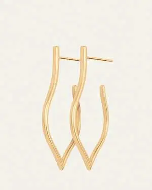 Sara Weinstock 18k Veena Small Hoop Earrings