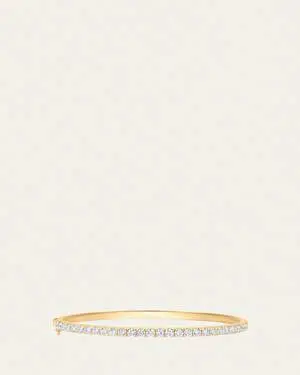 Sara Weinstock 18k Diamond Bangle Bracelet - Gold