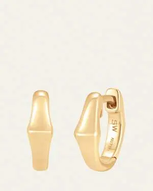 Sara Weinstock 18k Lucia Huggie Earrings - Gold