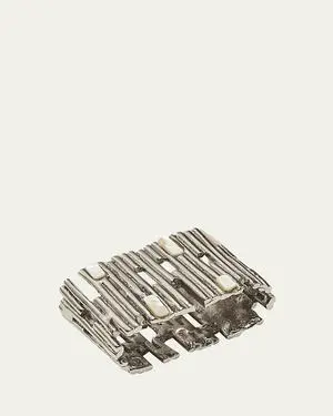 KIM SEYBERT Matrix Napkin Ring - Silver