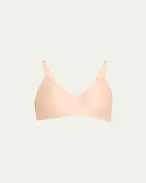 Chantelle C Jolie Lace-back T-shirt Bra - Rose
