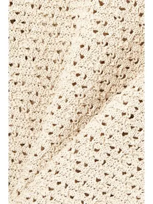 Bottega Veneta Crocheted Cotton Shirt - Neutrals