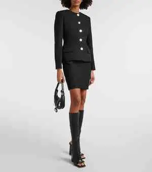 Versace Ribbon Knee-high Boots