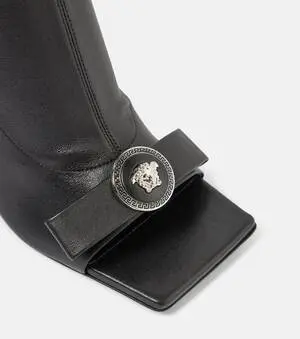 Versace Ribbon Knee-high Boots
