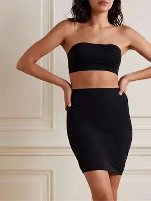 Commando Half Slip Mini Skirt - Black