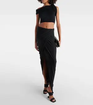 Rick Owens Sienna Jersey Crop Top
