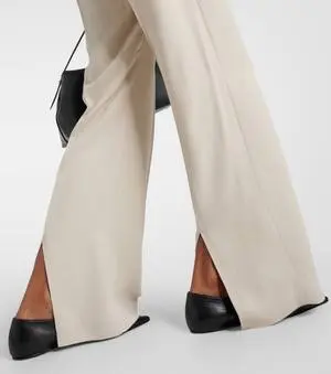 TOTEME Straight Leg Pants - White
