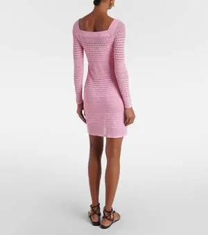 TOM FORD Crochet Minidress - Pink