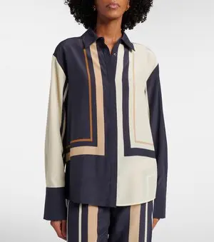 SIR. Printed Silk Shirt - Multicoloured
