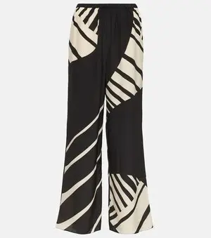SIR. Printed Wide-leg Pants - Multicoloured