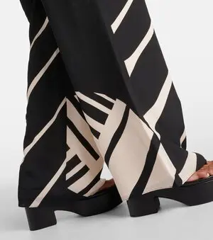 SIR. Printed Wide-leg Pants - Multicoloured