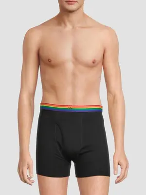 SAKS FIFTH AVENUE Collection Pride Stretch-cotton Boxer Briefs