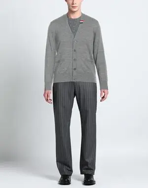 Thom Browne Cardigan In Virgin Wool And Polyamide