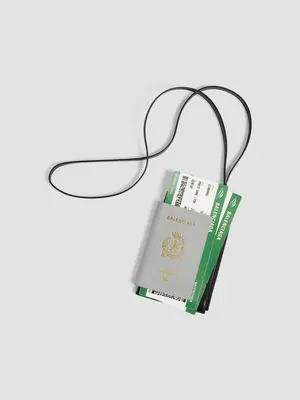 Balenciaga Passport Phone Holder - Grey