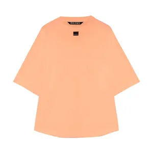 Palm Angels Blurred Logo Over Tee - Orange