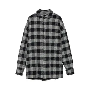 Palm Angels Curved Logo Overshirt 'off White/light Grey