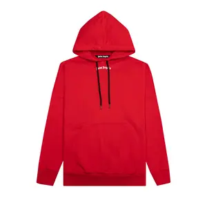 Palm Angels Classic Logo Over Hoodie - Red