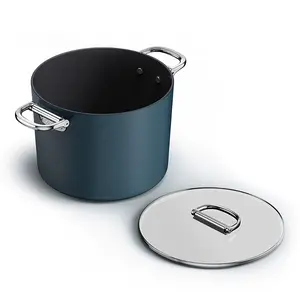 JOSEPH JOSEPH Space 8.5 Quart Stockpot And Lid - Dark Blue